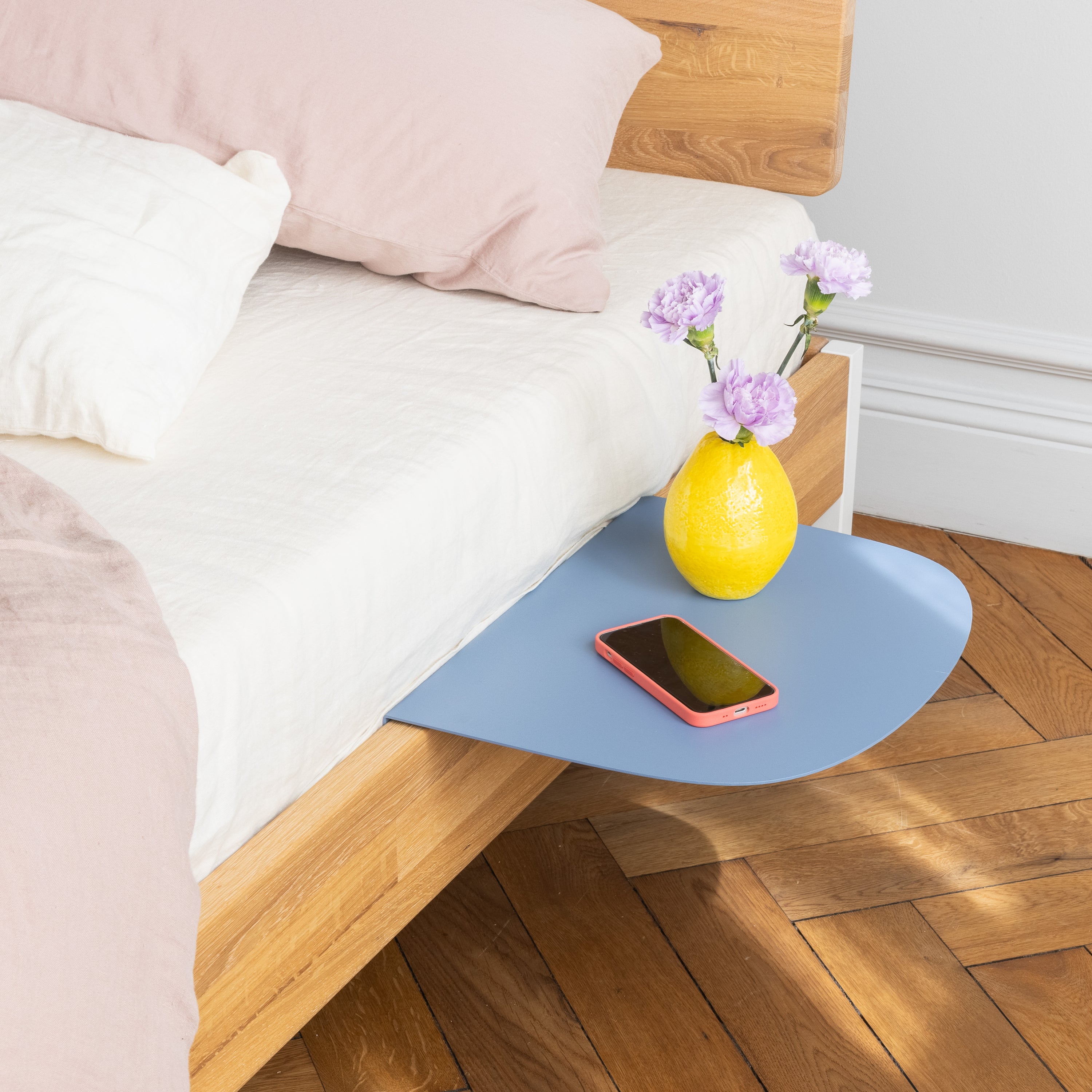 Nachttisch Alya Basic Weiß, Zweite Wahl