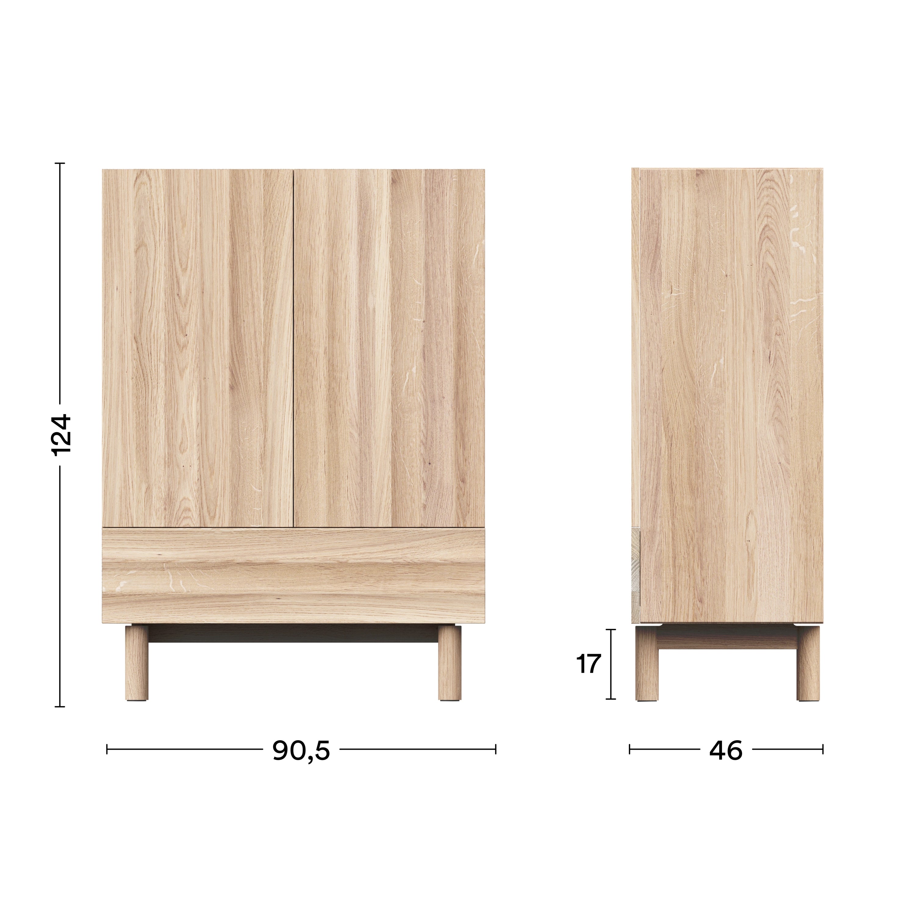 Kommode Skye aus heller Eiche - skandinavisches Design