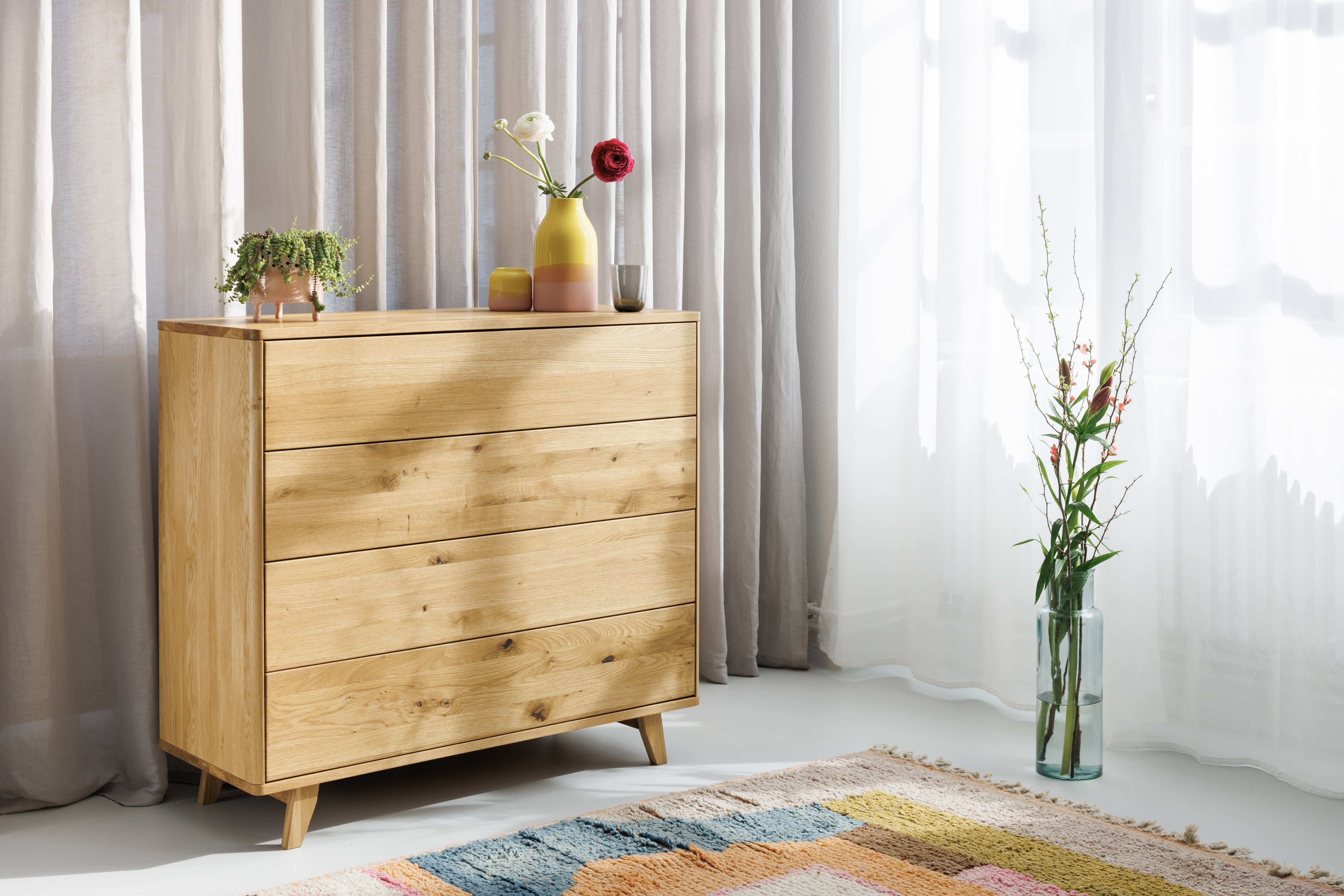 Wood oak dresser store
